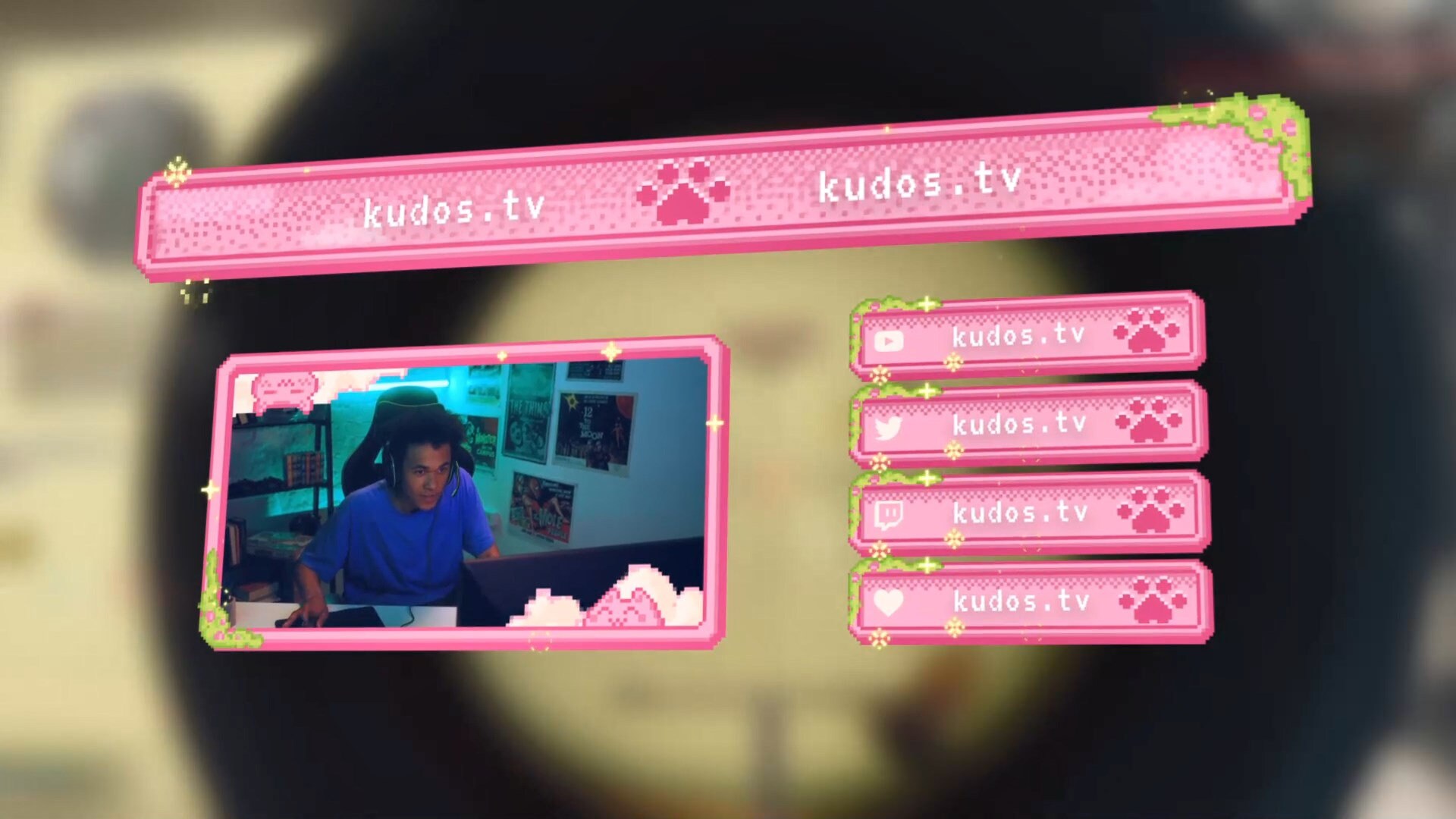 Cute Pink Twitch Overlays Pack STATIC for OBS Studio & Streamlabs - Etsy