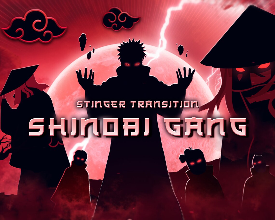 Shinobi Gang Anime Stinger Transition for OBS Studio - Etsy