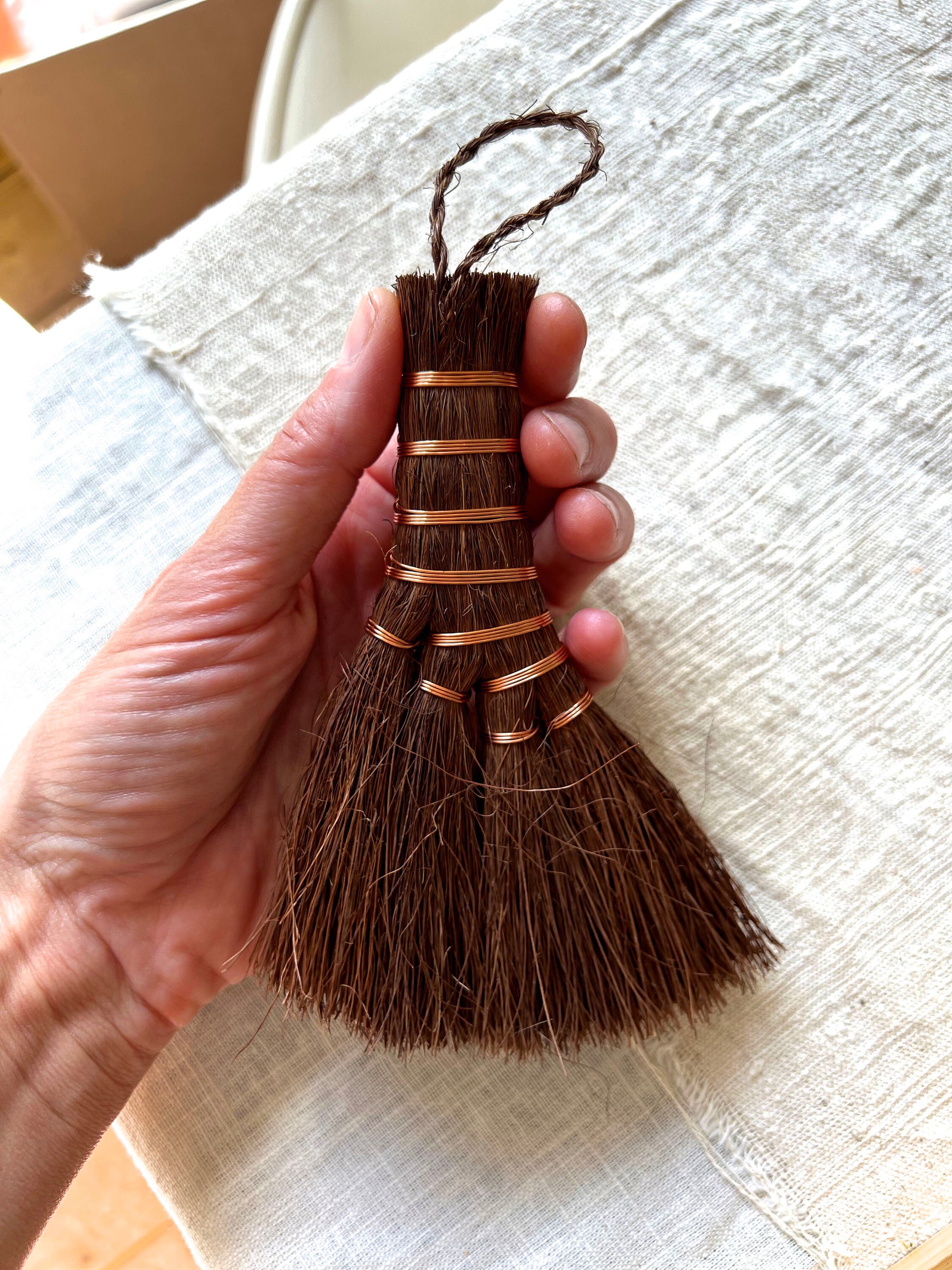Natural Coir Fibre Table Broom for Gong Fu Tea Ceremony. Handmade - Etsy