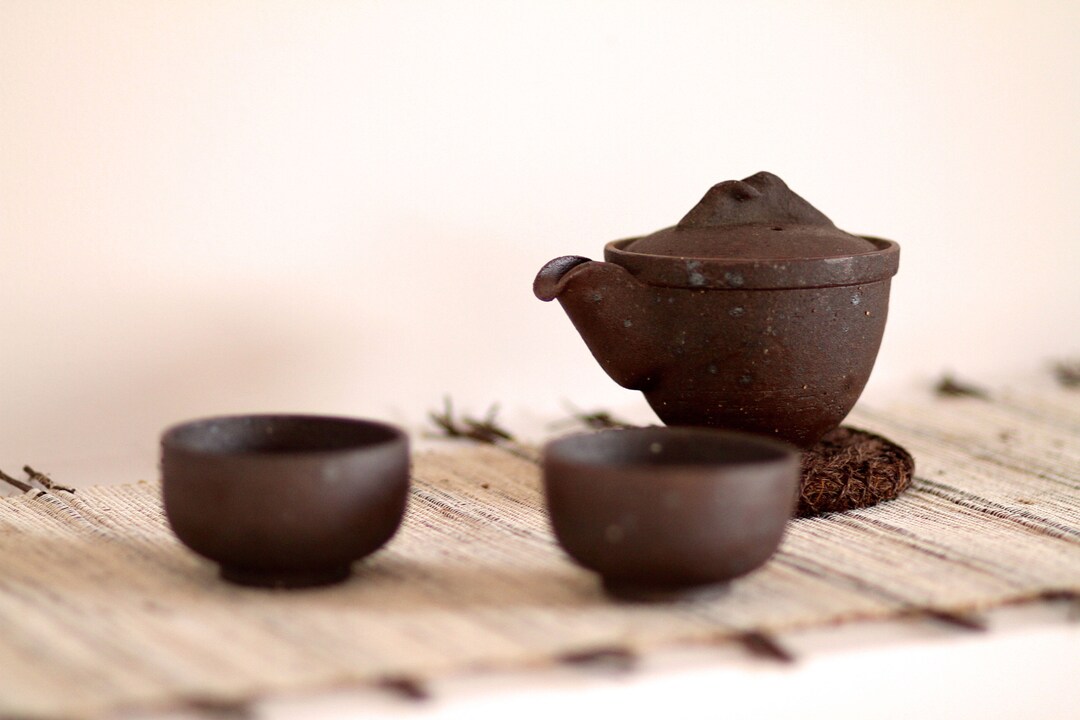 Wabi Sabi Tea Set; Tea Pot & Cups for Zen Tea Ceremony - Etsy