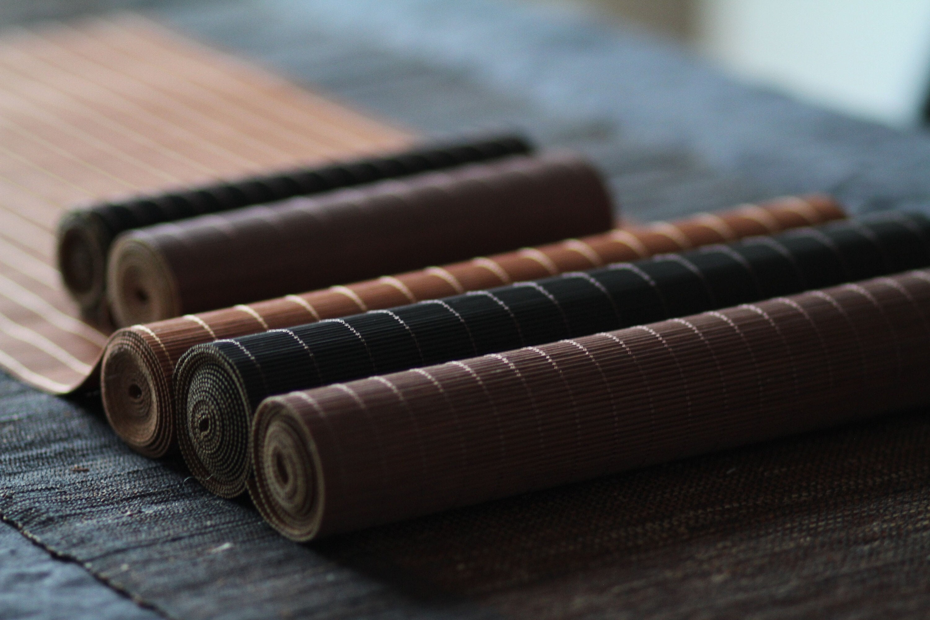 Bamboo Table Runner for Zen Tea Ceremony - Etsy