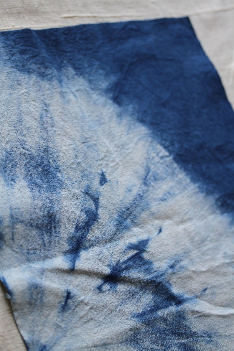 Indigo Chabu, Traditional, Hand Tie Dye. Cotton. Table Runner for ...