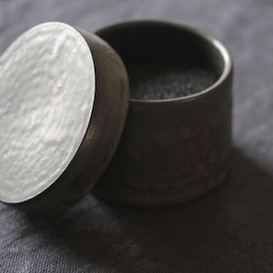 CENSER for Incense Ceremony - Black Porcelain Pot With Lid - Etsy