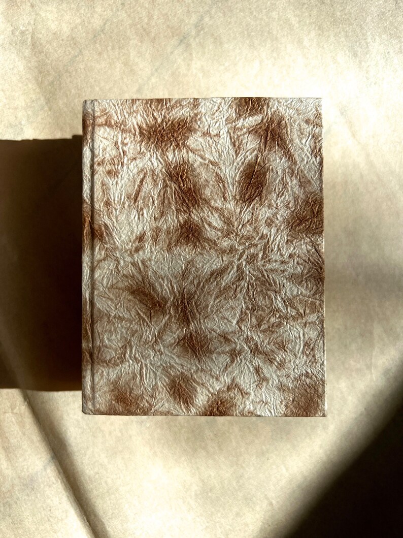 Mini Lokta Paper Notebook, Handmade, Natural Dye - Etsy