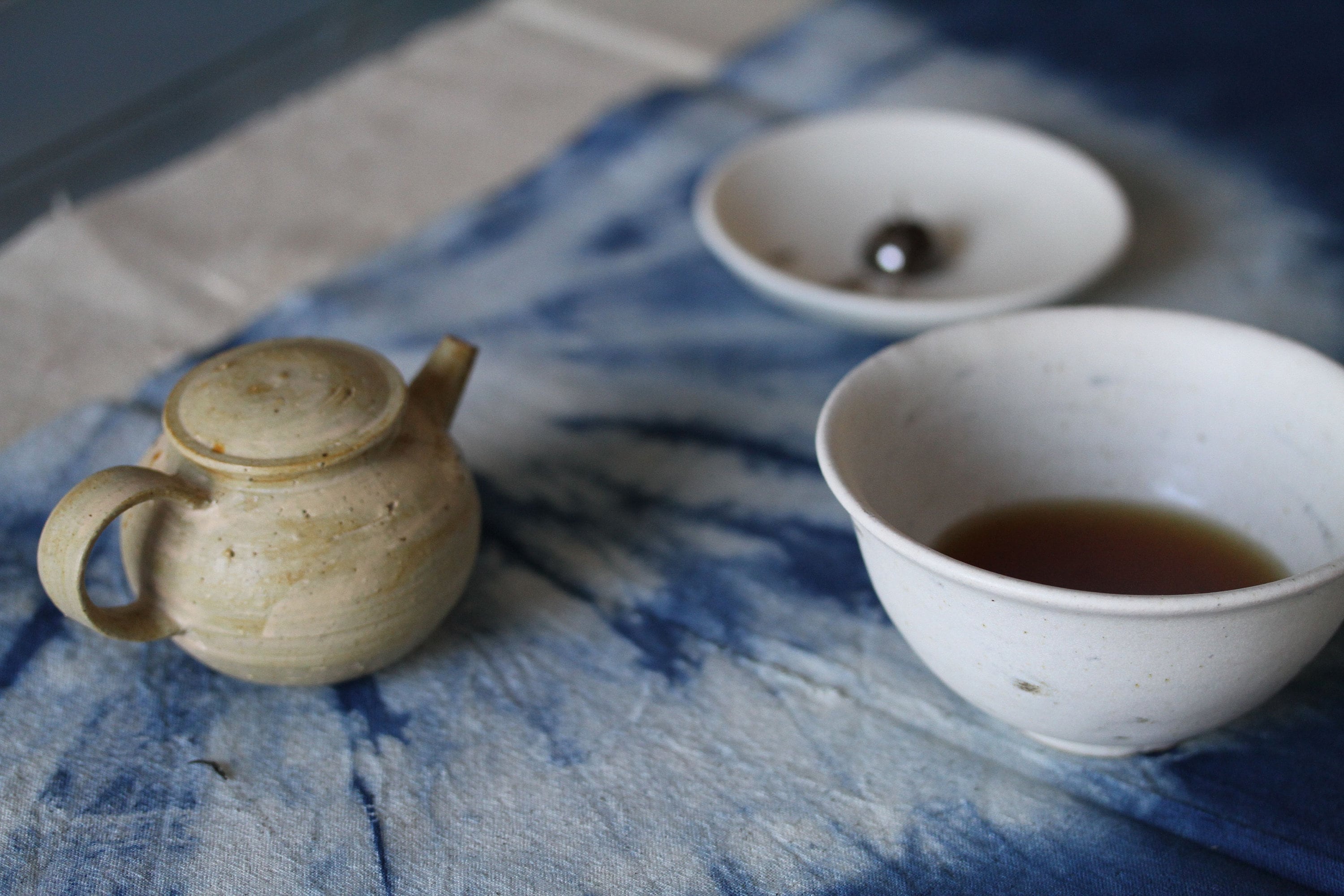 Indigo Chabu, Traditional, Hand Tie Dye. Cotton. Table Runner for ...