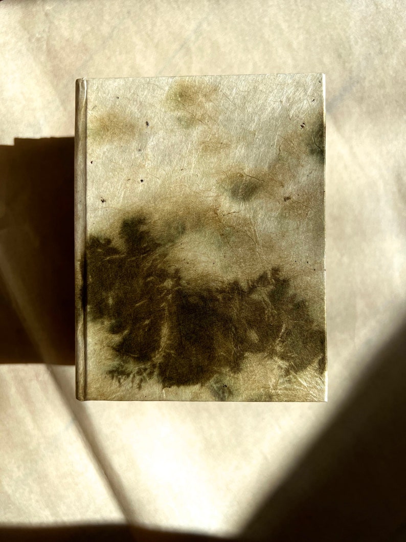 Mini Lokta Paper Notebook, Handmade, Natural Dye - Etsy