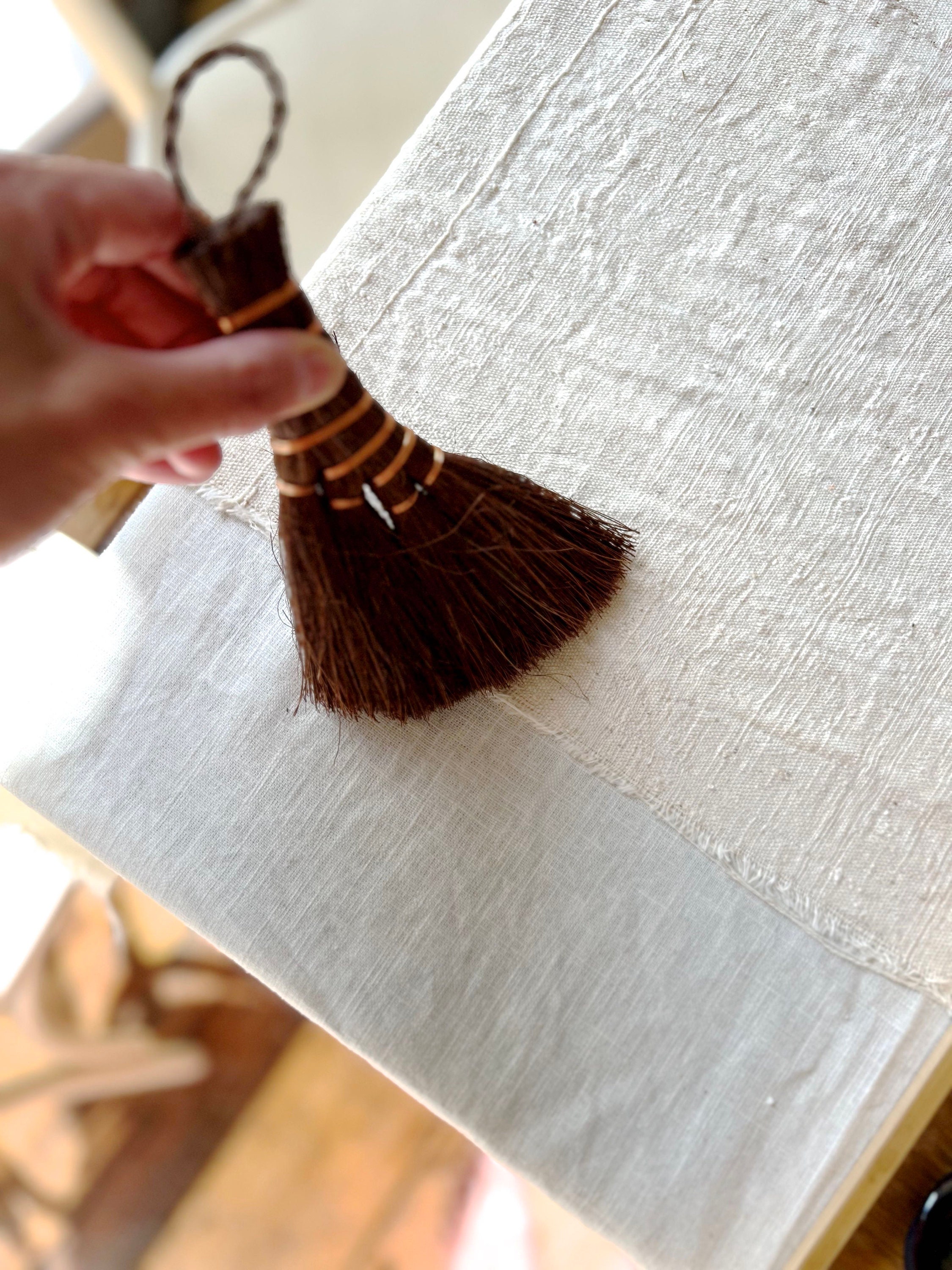 Natural Coir Fibre Table Broom for Gong Fu Tea Ceremony. Handmade - Etsy