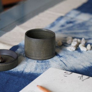 CENSER for Incense Ceremony - Black Porcelain Pot With Lid - Etsy