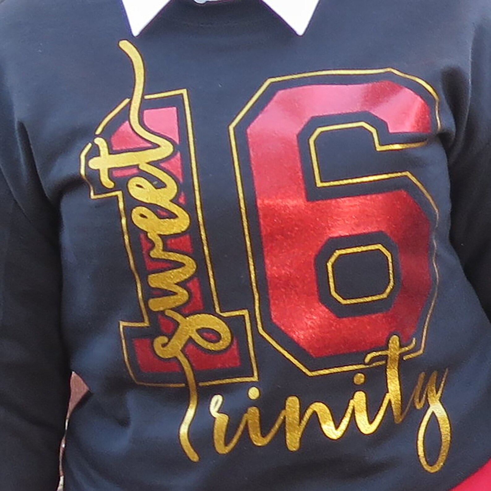 Personalized Glitter Birthday Sweet 16 Short Sleeve T-shirt - Etsy