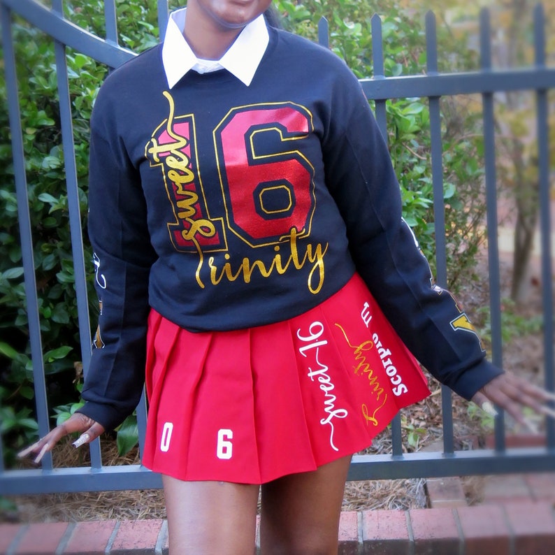 Personalized Glitter Birthday Sweet 16 Short Sleeve T-shirt - Etsy