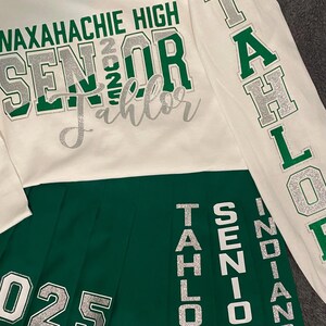 Senior Personalized Outfit/set-class of 2025-available in Short Sleeve ...