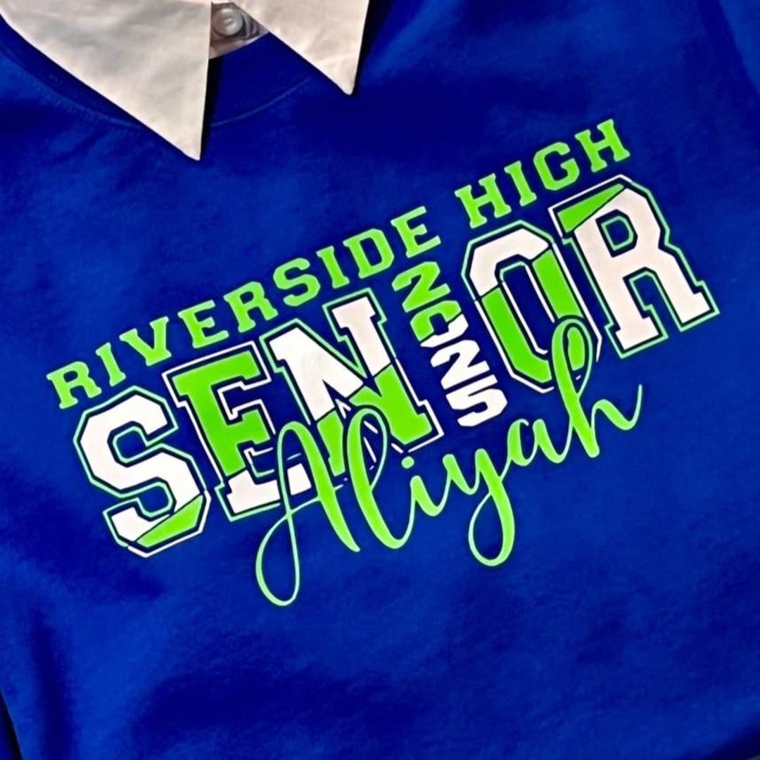 Senior Personalized Gear Split Available in Short Sleeve Tee, Long ...