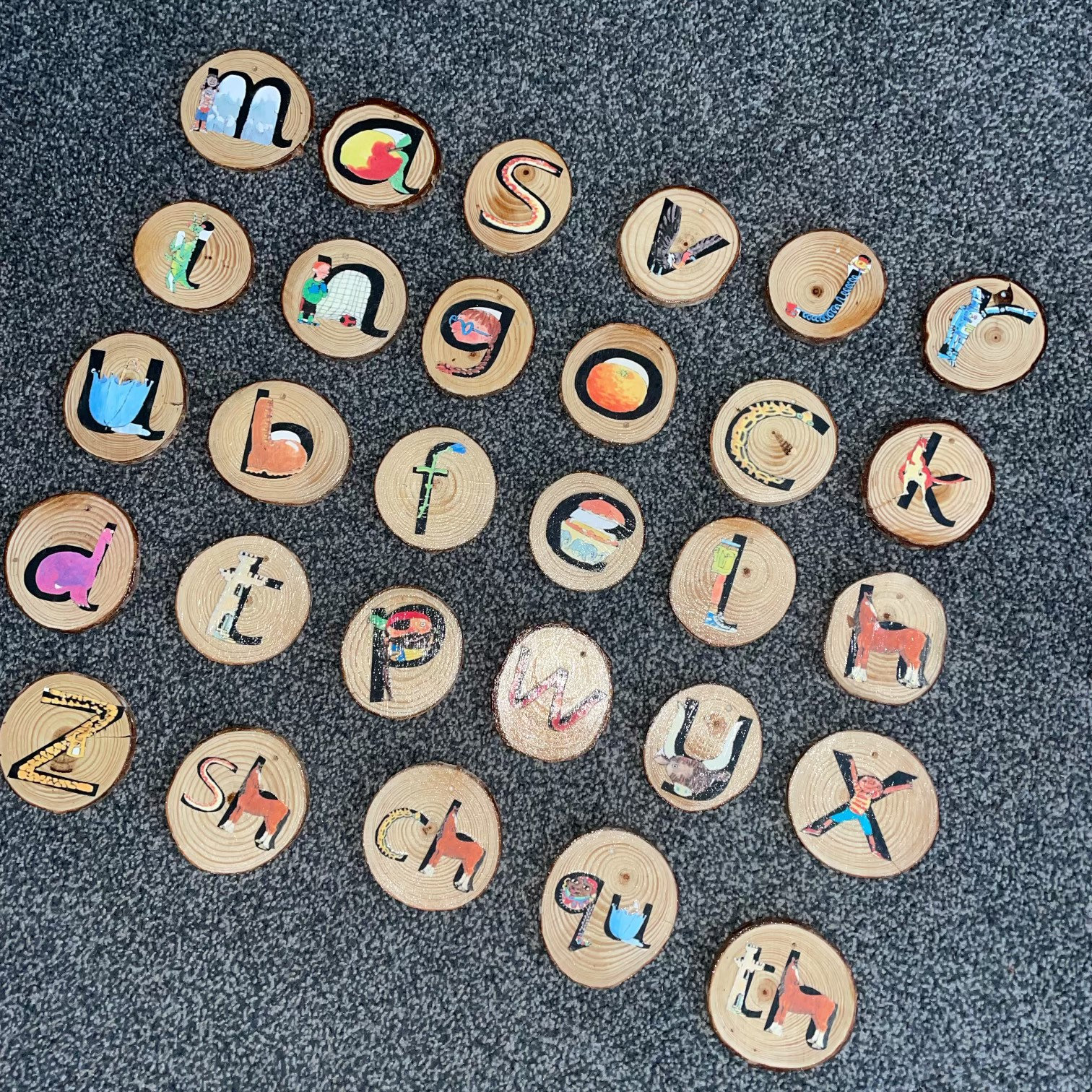 Read Write Inc Letter Logs Set 1 Sounds Natural Classroom - Etsy UK