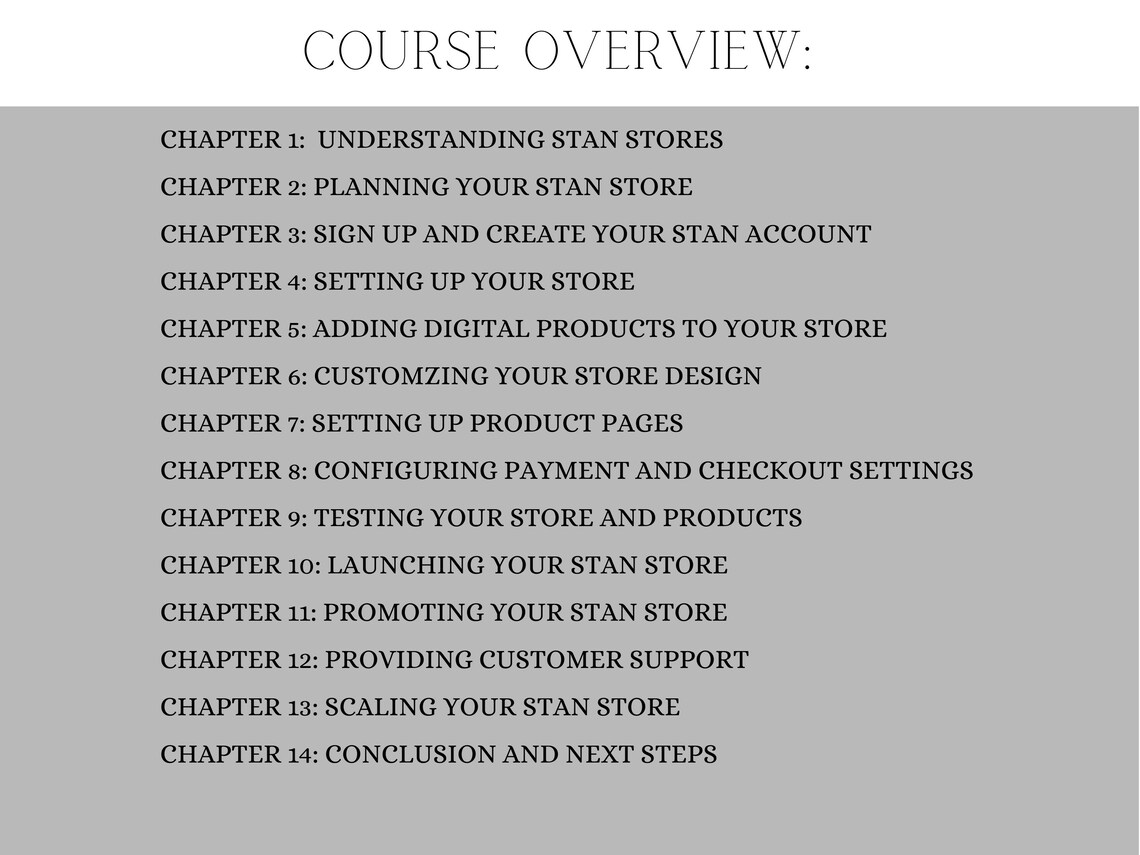 Setting up Stan Store Guide & Master Resell Rights (MRR) + Private ...