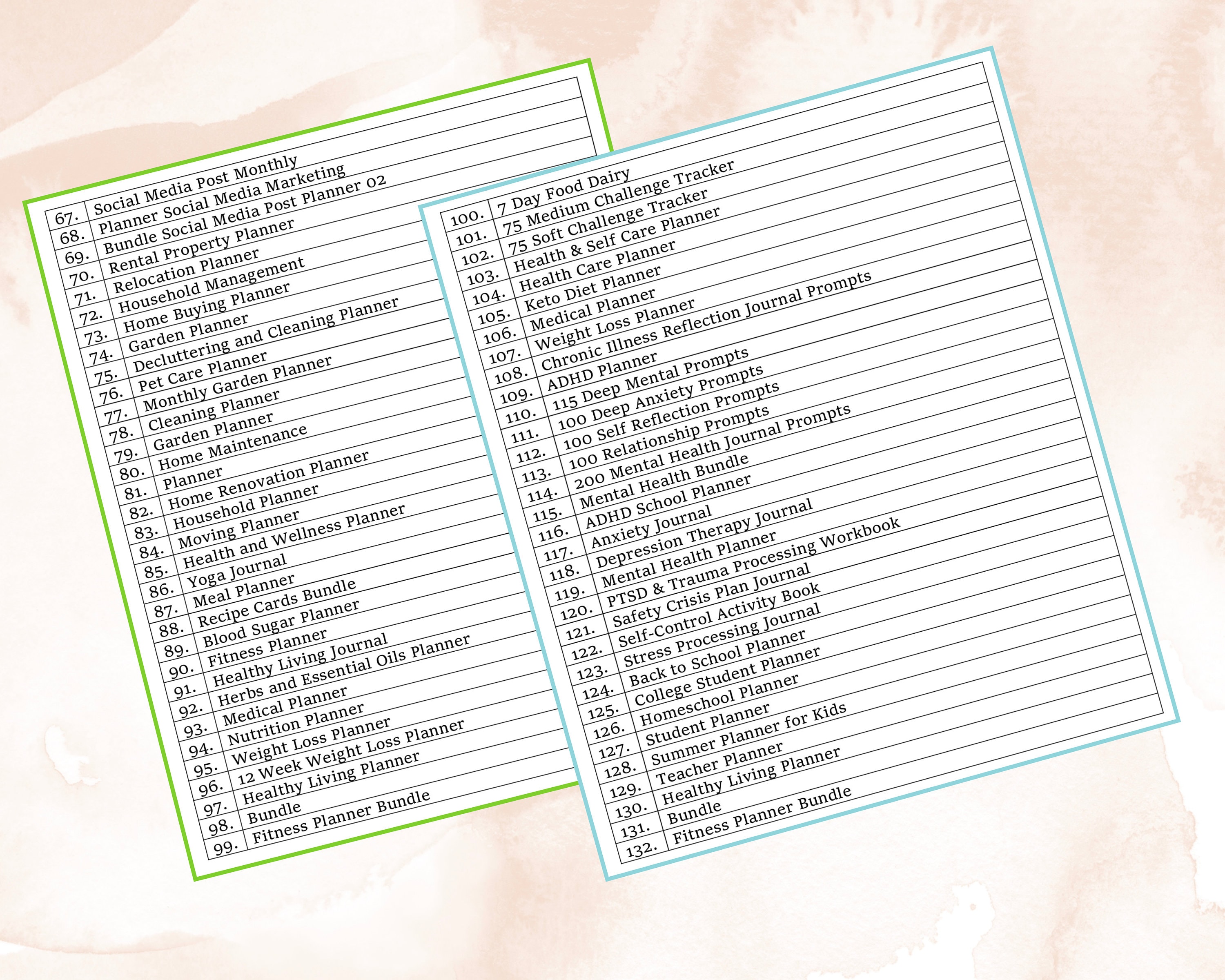 PLR Planner Bundle, MRR Resell, Private Label Rights, Master Resell ...