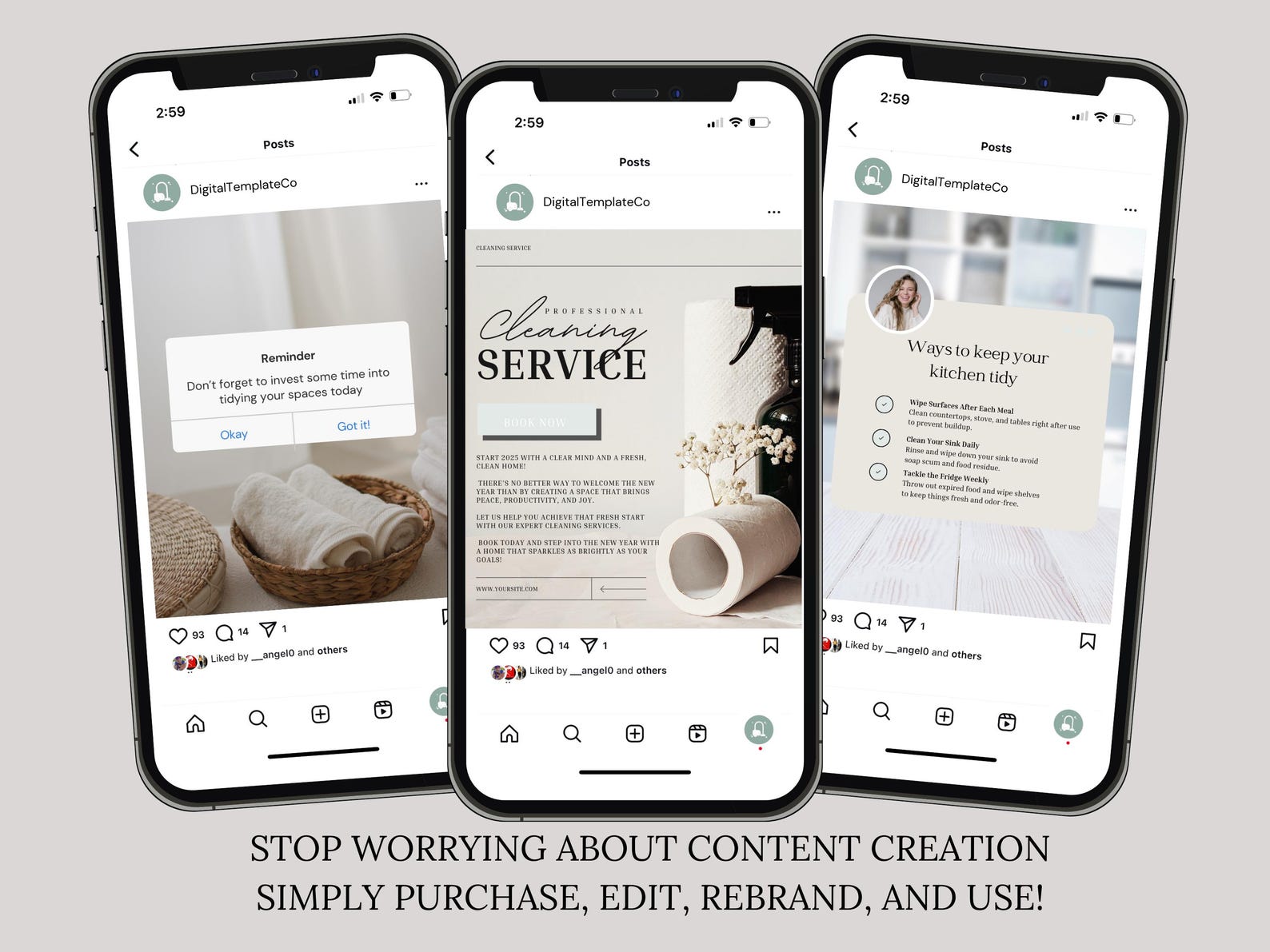 Cleaning Business Social Media Bundle | Cleaning Services Post ...