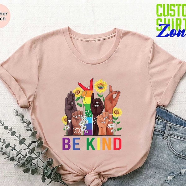 Be Kind Tshirt - Etsy
