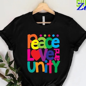 Peace Love Unity Shirt, Every Child Matters Shirt, Unity Day Gift ...