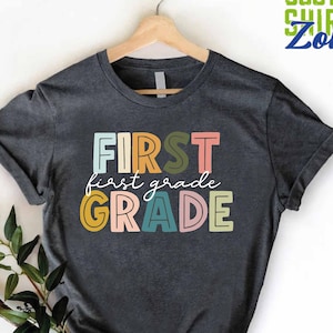 First Grade Team Shirt, 1st Grade Shirt, Kids School Shirt, Elementary ...