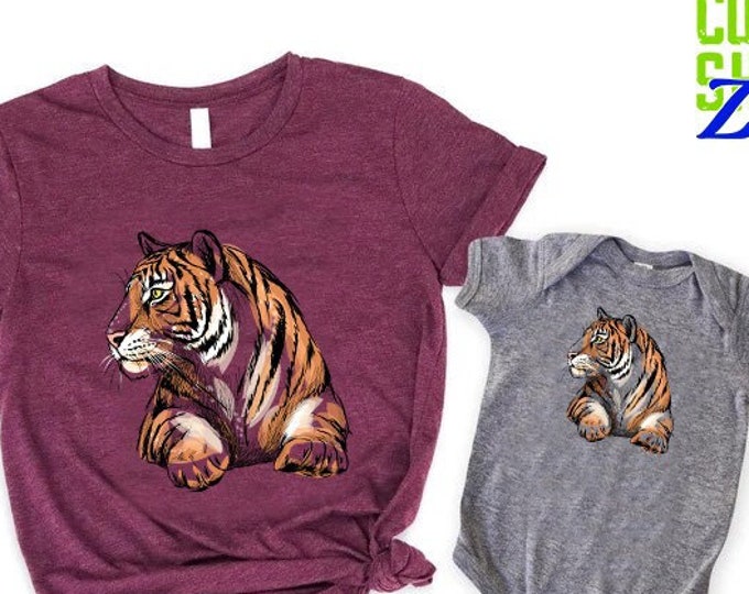 Tiger Lover Shirt, Tiger Shirt, Tiger Lover Gift, Wildanimal Shirt ...