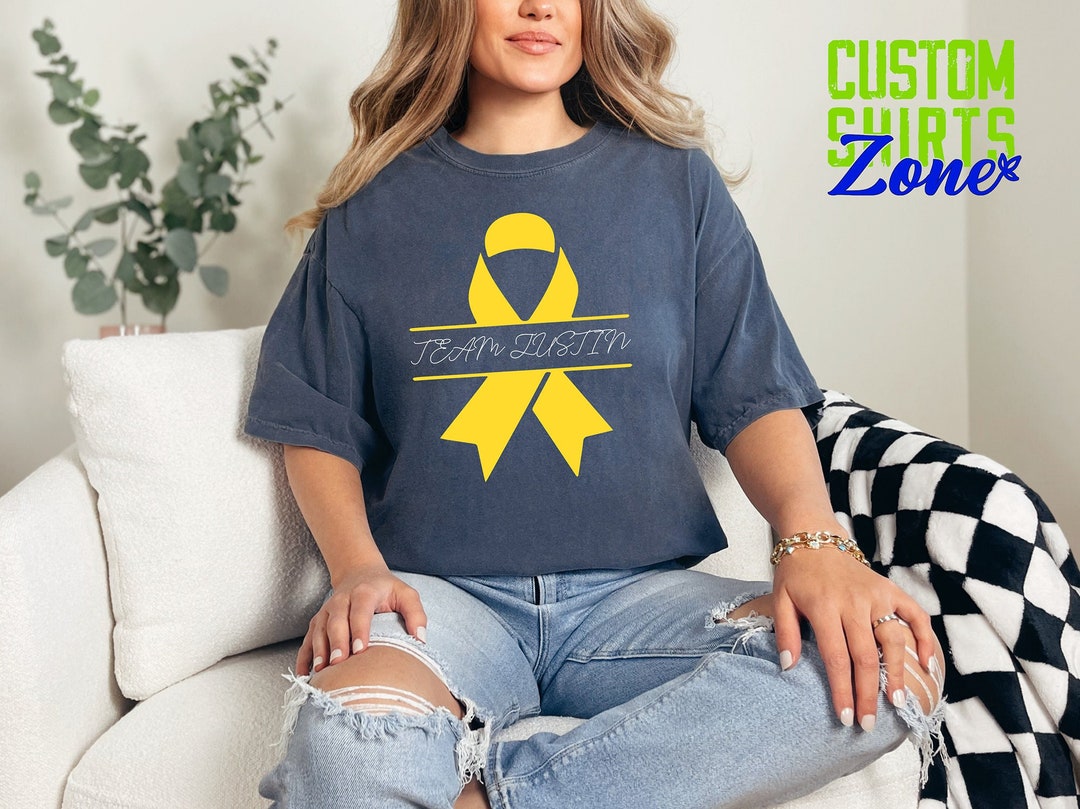 Comfort Colors®,custom Sarcoma Cancer Support Team Shirt,cancer ...