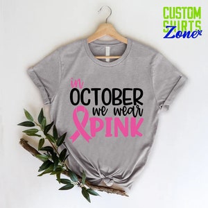 Breast Cancer Awareness Shirt, Cancer Support Shirt, Cancer Warrior ...