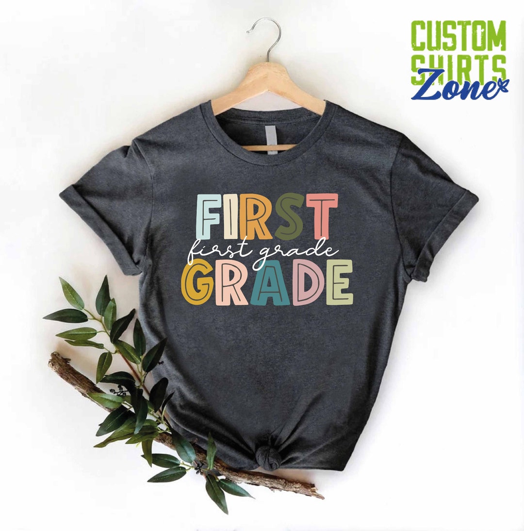 First Grade Team Shirt, 1st Grade Shirt, Kids School Shirt, Elementary ...