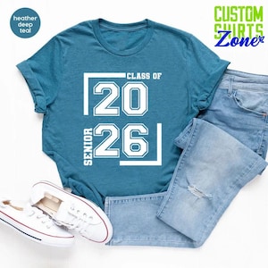 Class of 2026 Shirt,class of 2026 Tee,graduate Crew Shirts,senior 2026 ...