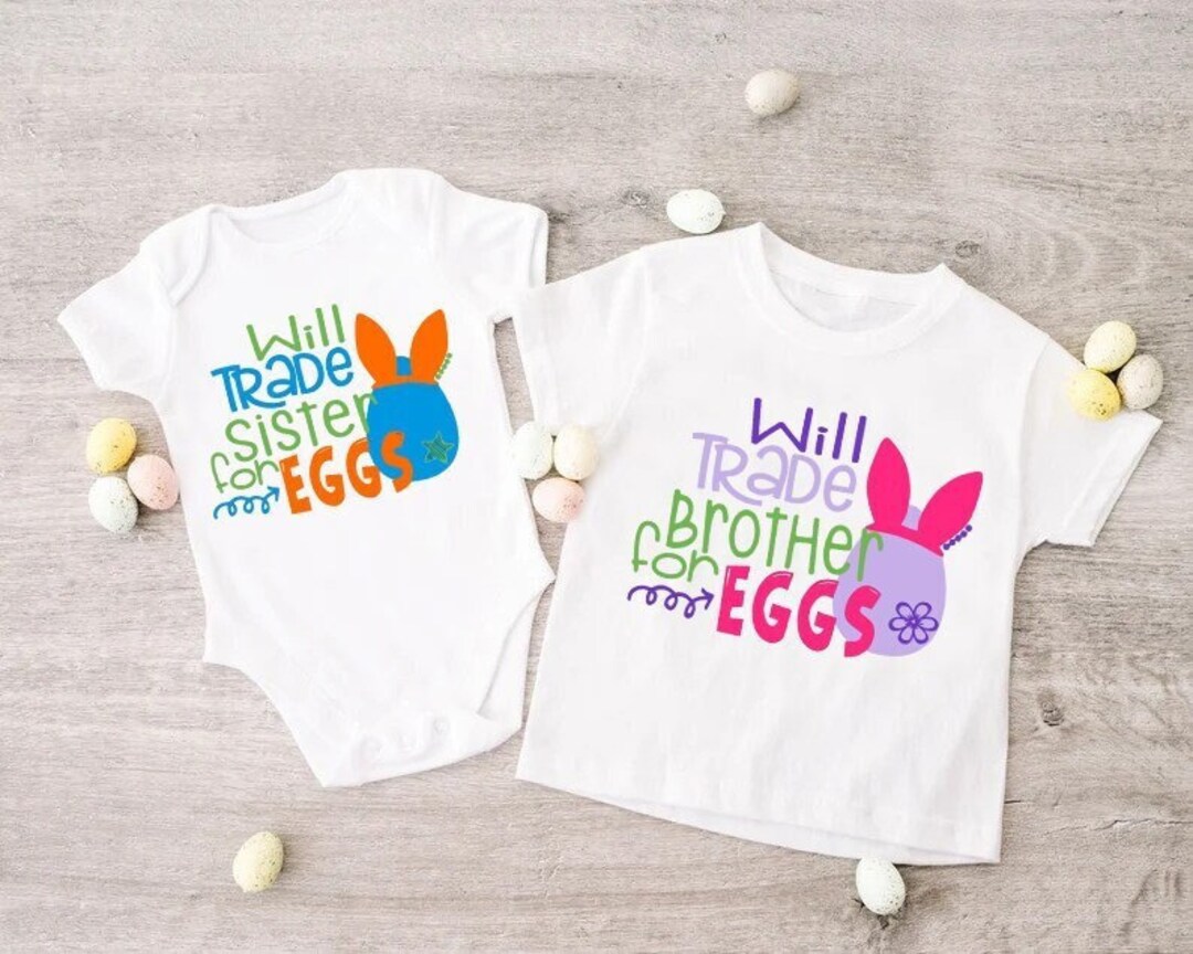 Easter Day Kids Shirt, Toddler Easter Gift, Siblings Matching Outfit ...