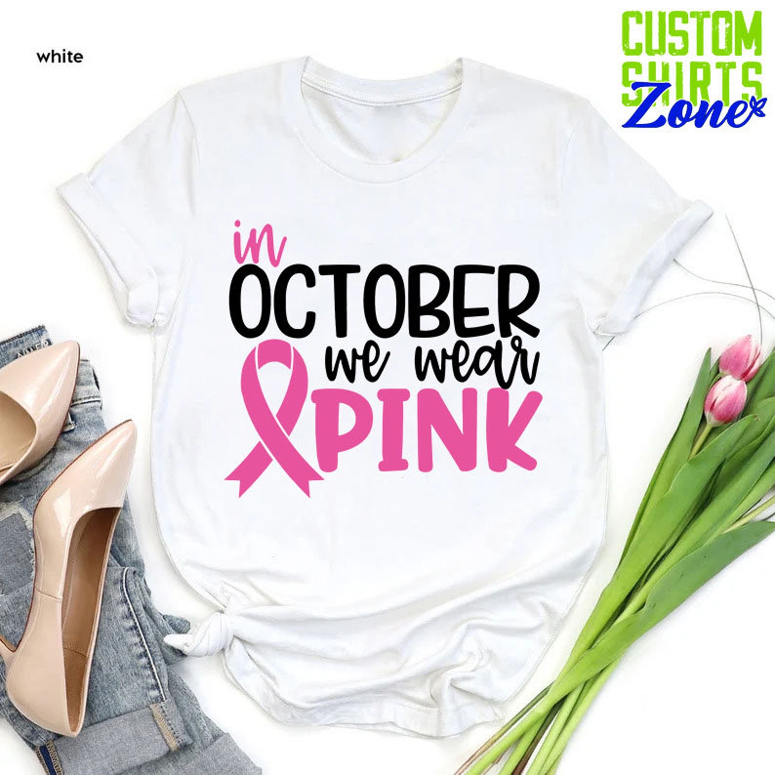 Breast Cancer Awareness Shirt Cancer Support Shirt Cancer - Etsy