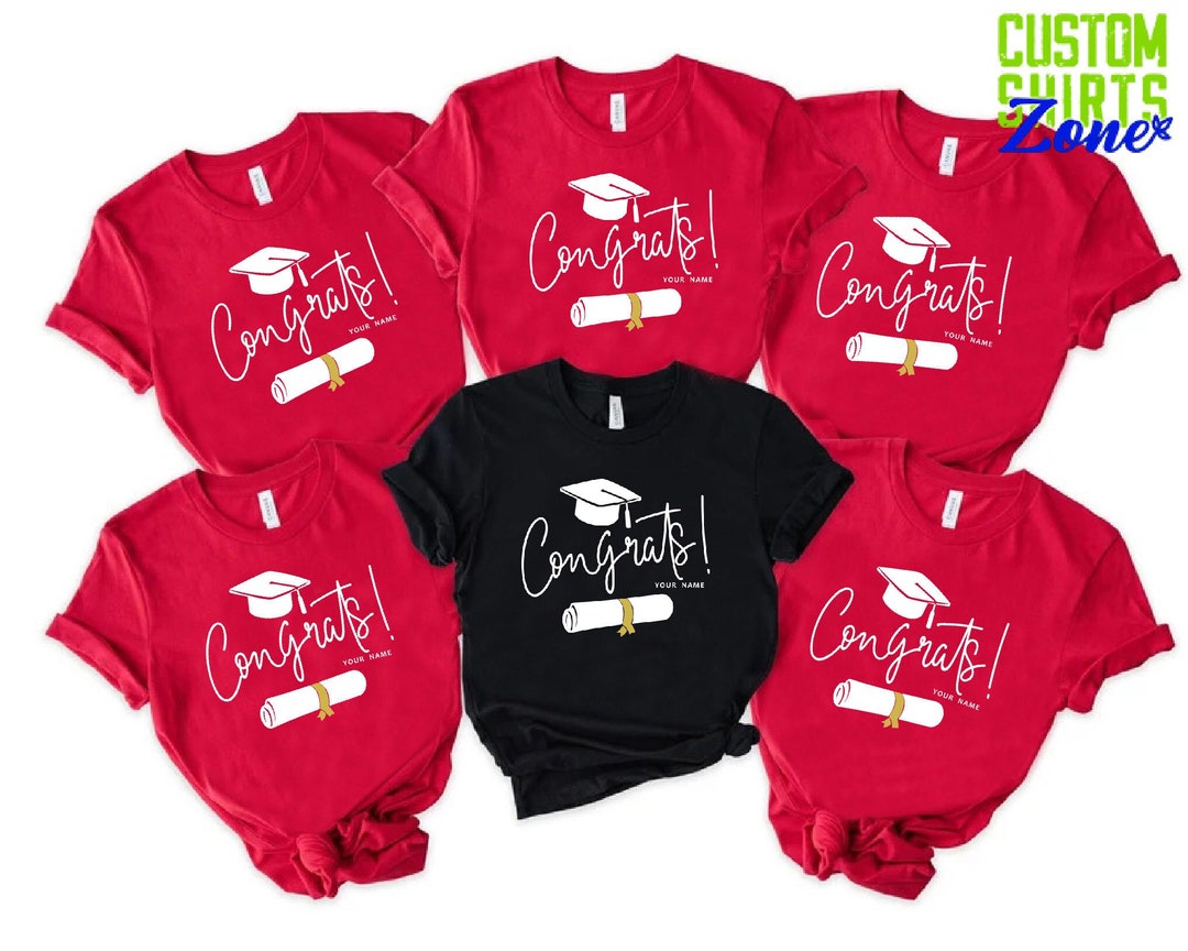 Family Graduate Shirts.add Your Name Graduation Shirt,personalized ...