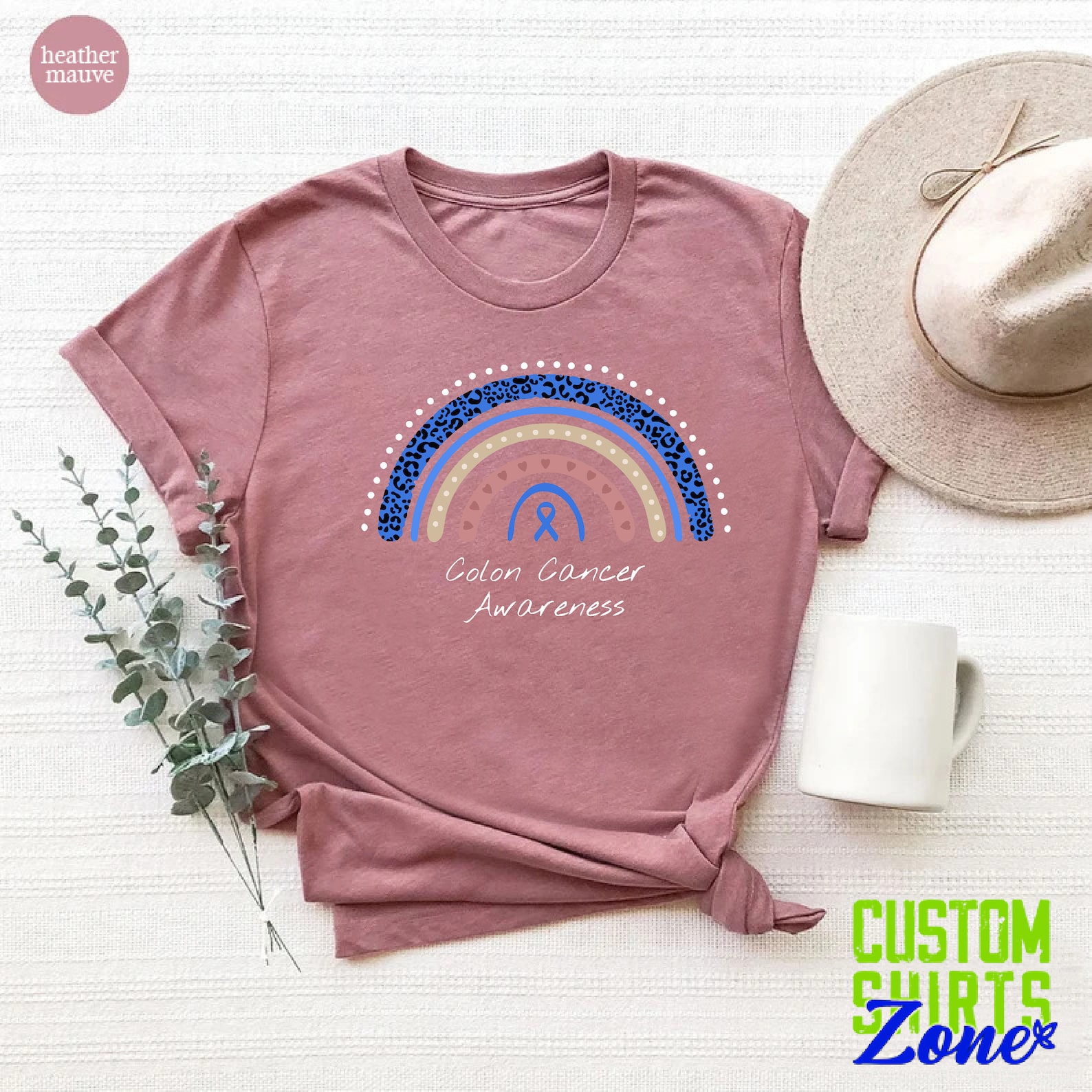 Colon Cancer Shirt, Colon Cancer Support Team, Cancer Awareness Shirt ...