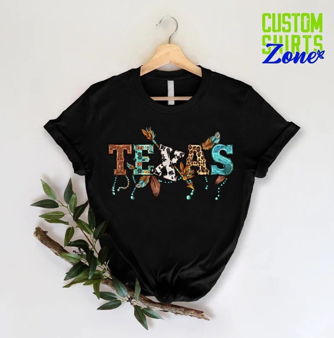 Texas Western Vibes T-shirt,texas State Shirt,texas Lovers Shirt,texas ...