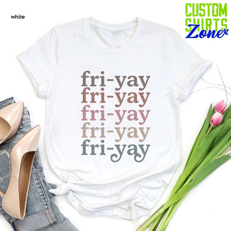 Friyay Teacher Shirt Fri-yay TGIF Teacher Tee Gift for - Etsy