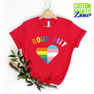 Ally Shirt, LGBTQ Ally Shirt, Pride Ally Shirt,trans Ally Shirt,lgbt ...