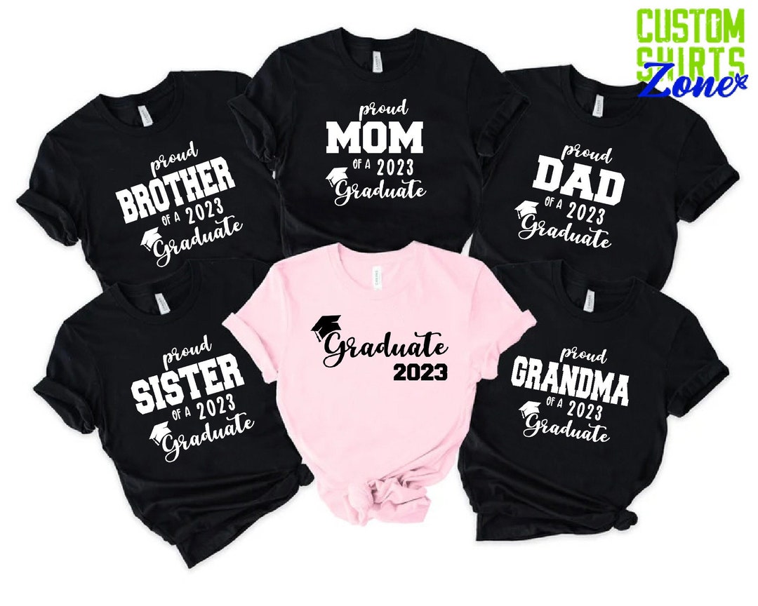 Custom Family Graduation Shirt Proud Mom Dad Shirt - Etsy