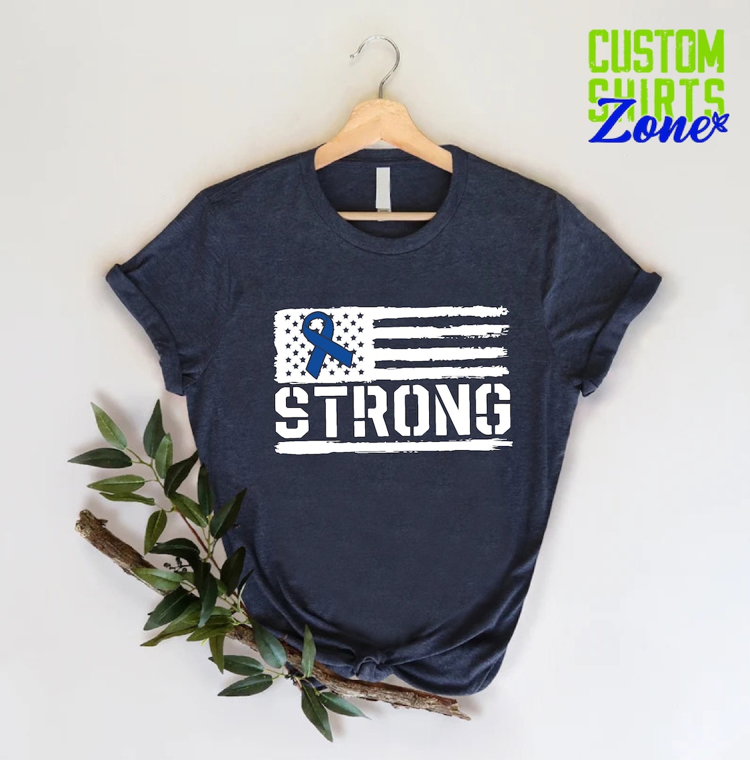 Colon Cancer T-shirt,cancer Awareness Shirt, Colon Cancer Gifts ...