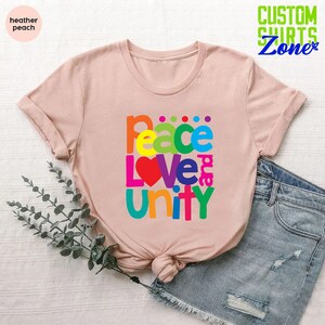 Peace Love Unity Shirt, Every Child Matters Shirt, Unity Day Gift ...
