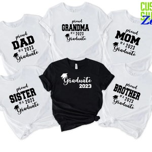 Custom Family Graduation Shirt Proud Mom Dad Shirt - Etsy