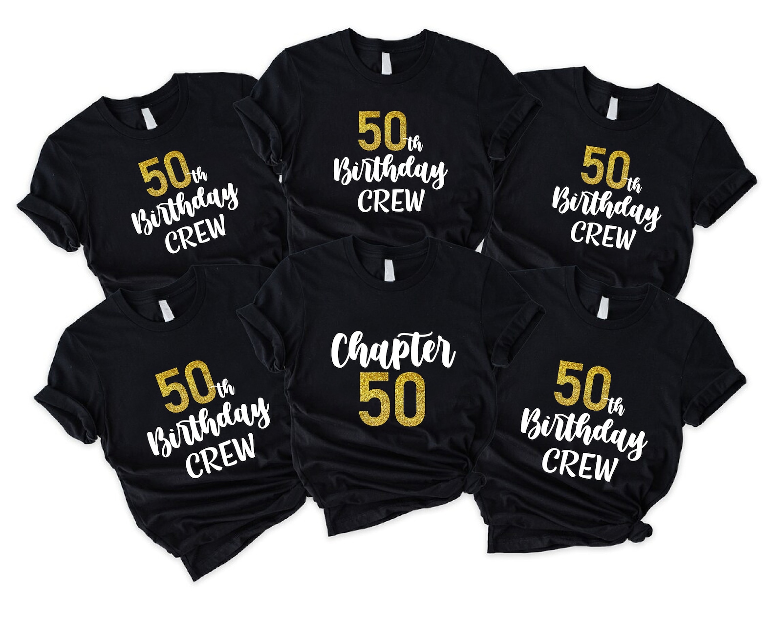 50th Birthday Party Shirts,custom 50th Birthday Squad Tees,birthday ...
