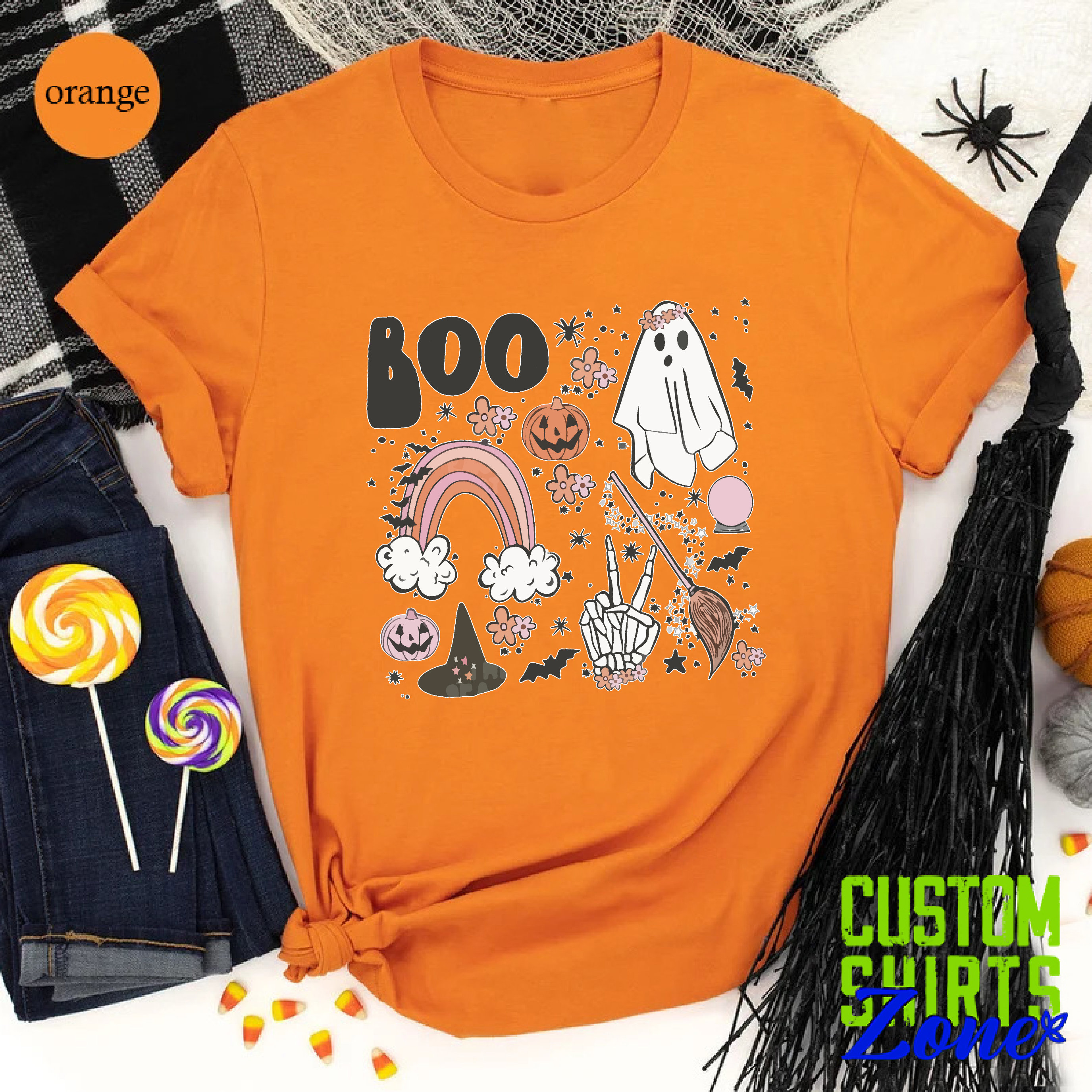 Cute Halloween Theme Shirt Teacher Halloween T-shirts Women - Etsy