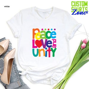 Peace Love Unity Shirt, Every Child Matters Shirt, Unity Day Gift ...