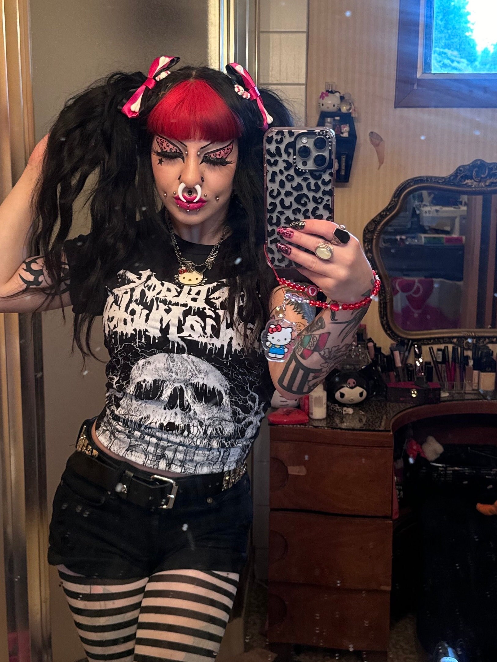 Handemade Alternative Style, Gothic, Punk, Halloween Hair Bows - Etsy