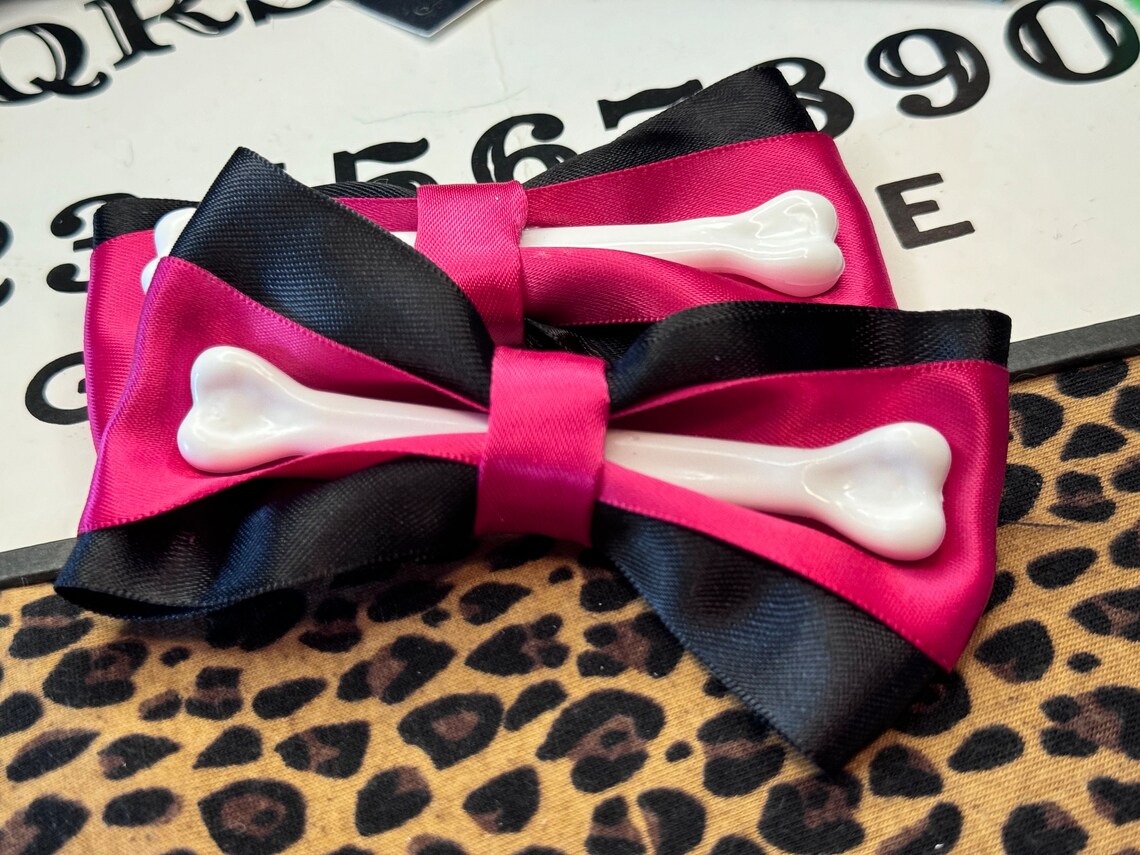 Handemade Alternative Style, Gothic, Punk, Halloween Hair Bows - Etsy