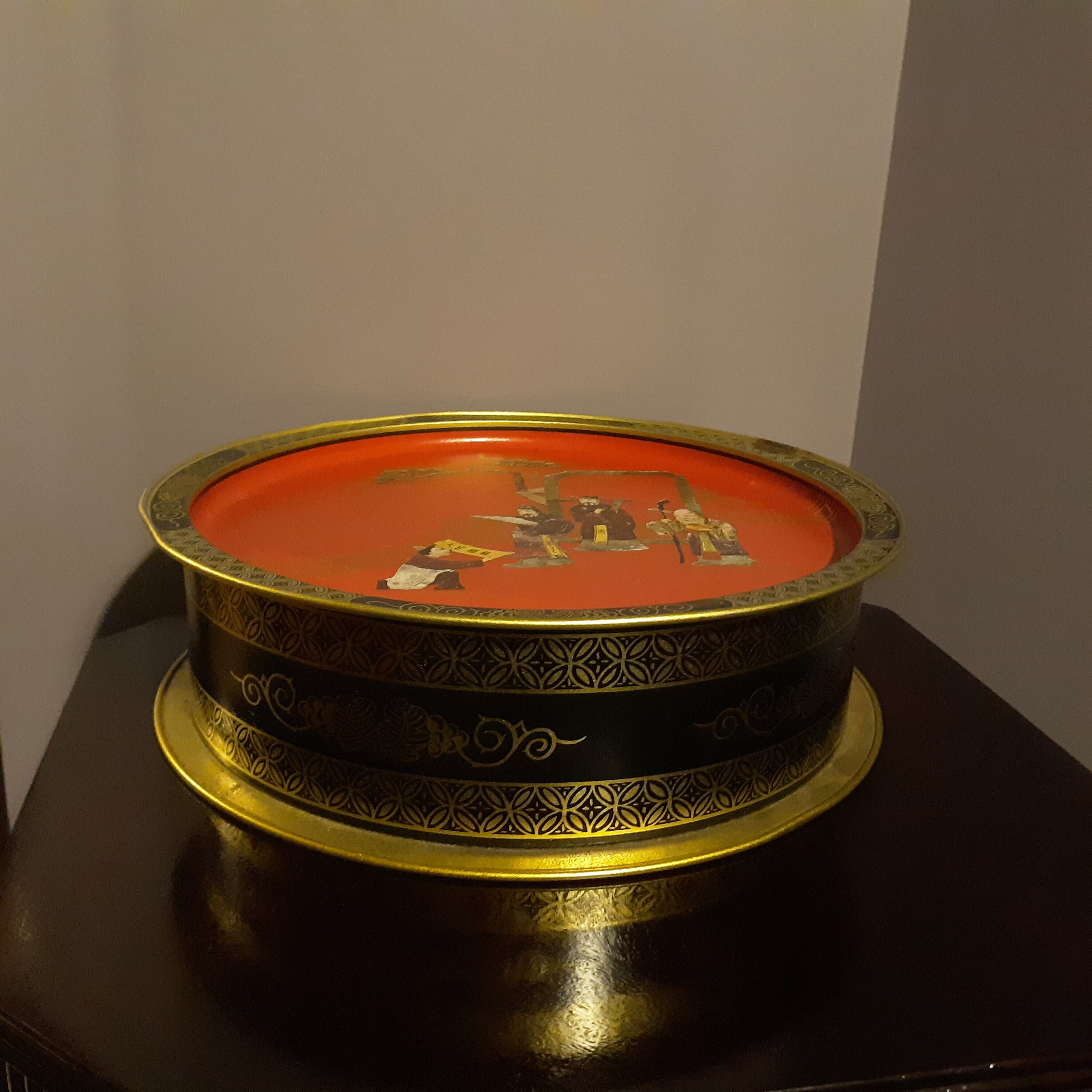 C1930s Sunshine Biscuits Large Round Complete Tin of T'ang - Etsy