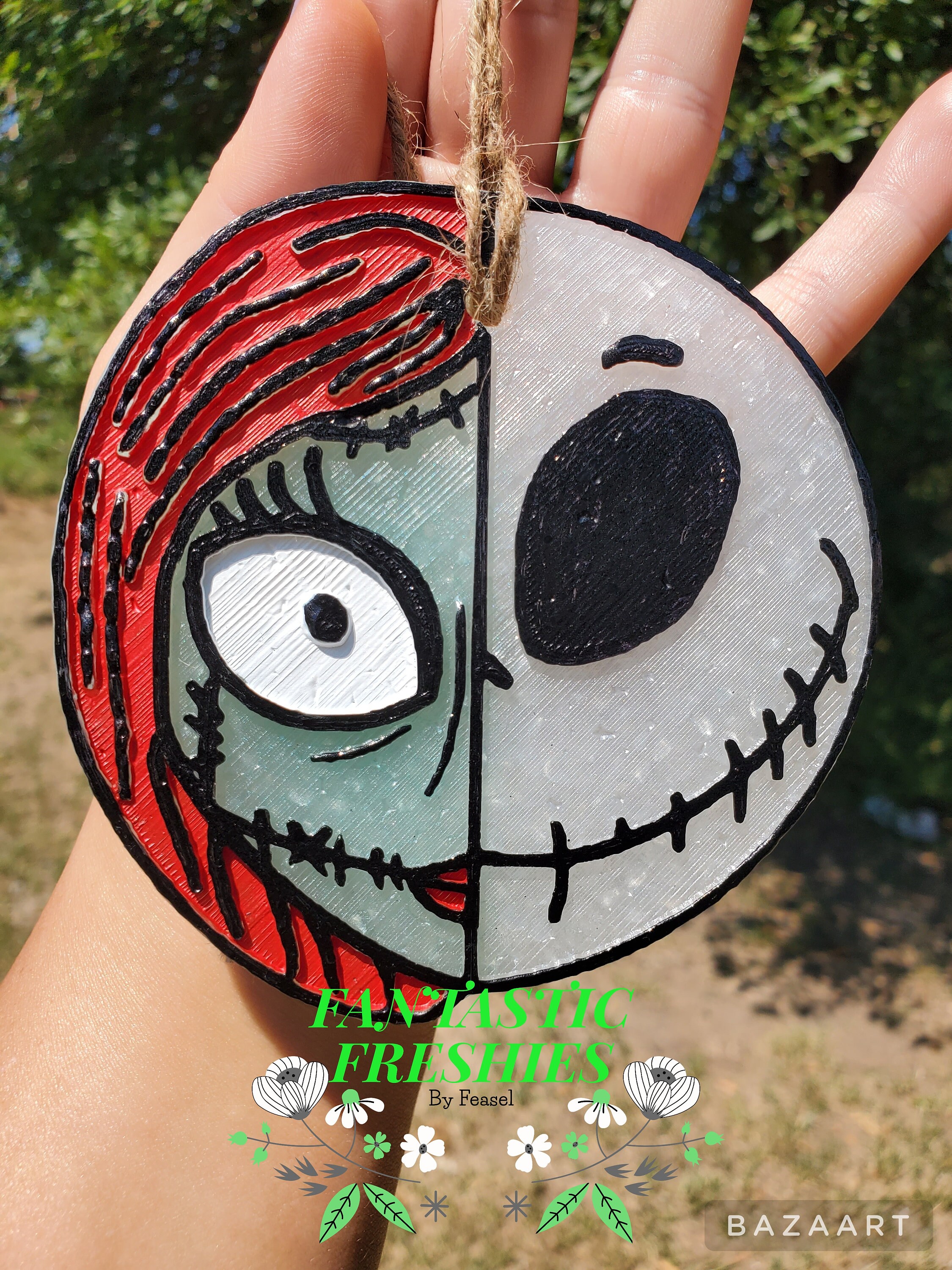 Jack Skellington Face Paint Half