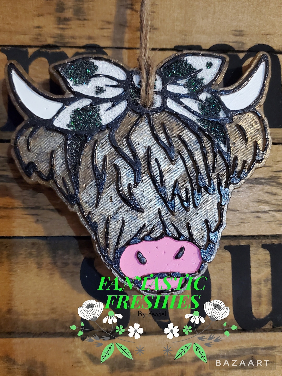 Highland Cow Freshie - Etsy