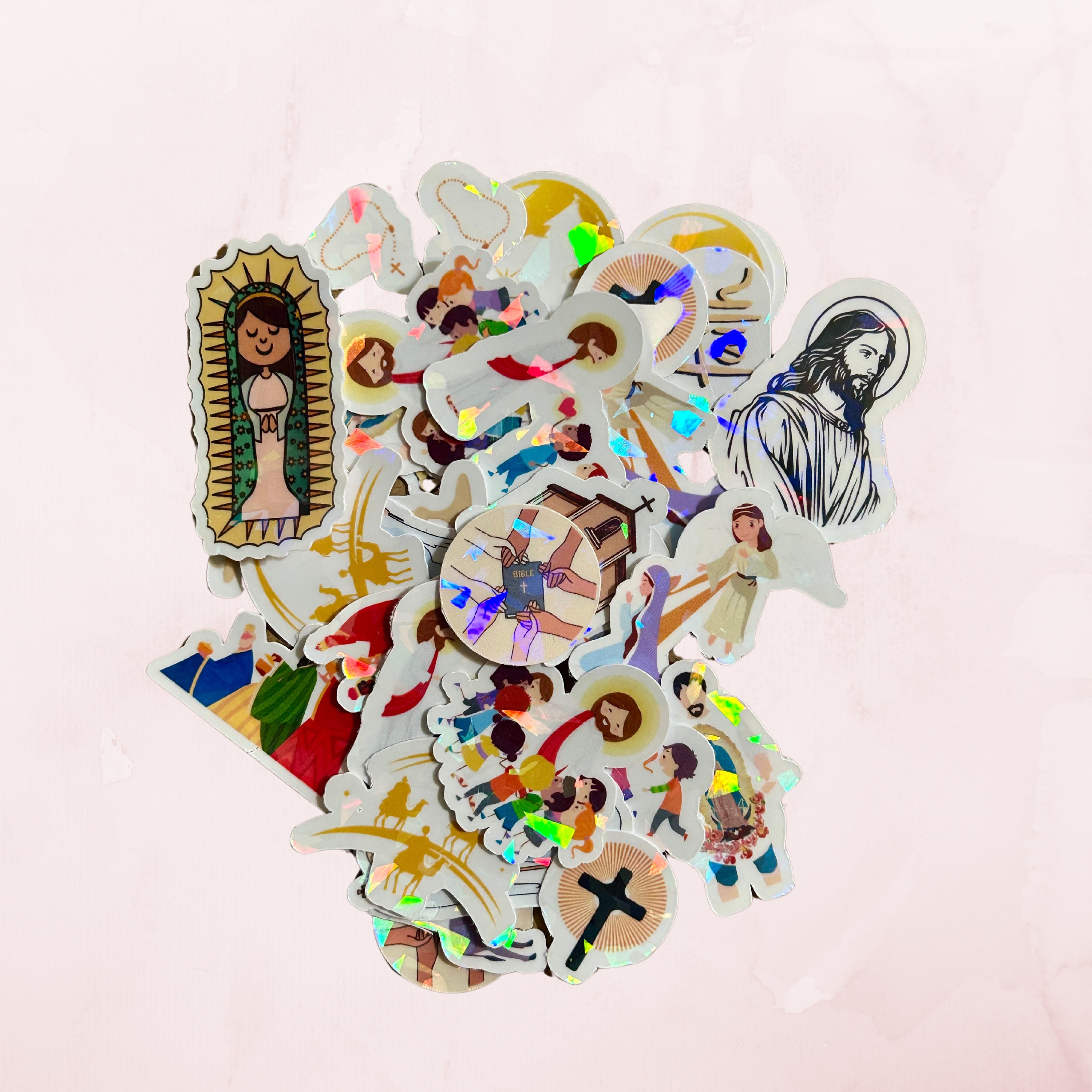 Catholic Sticker Bundle & Sheets | Vinyl Stickers | Variety Pack - Etsy
