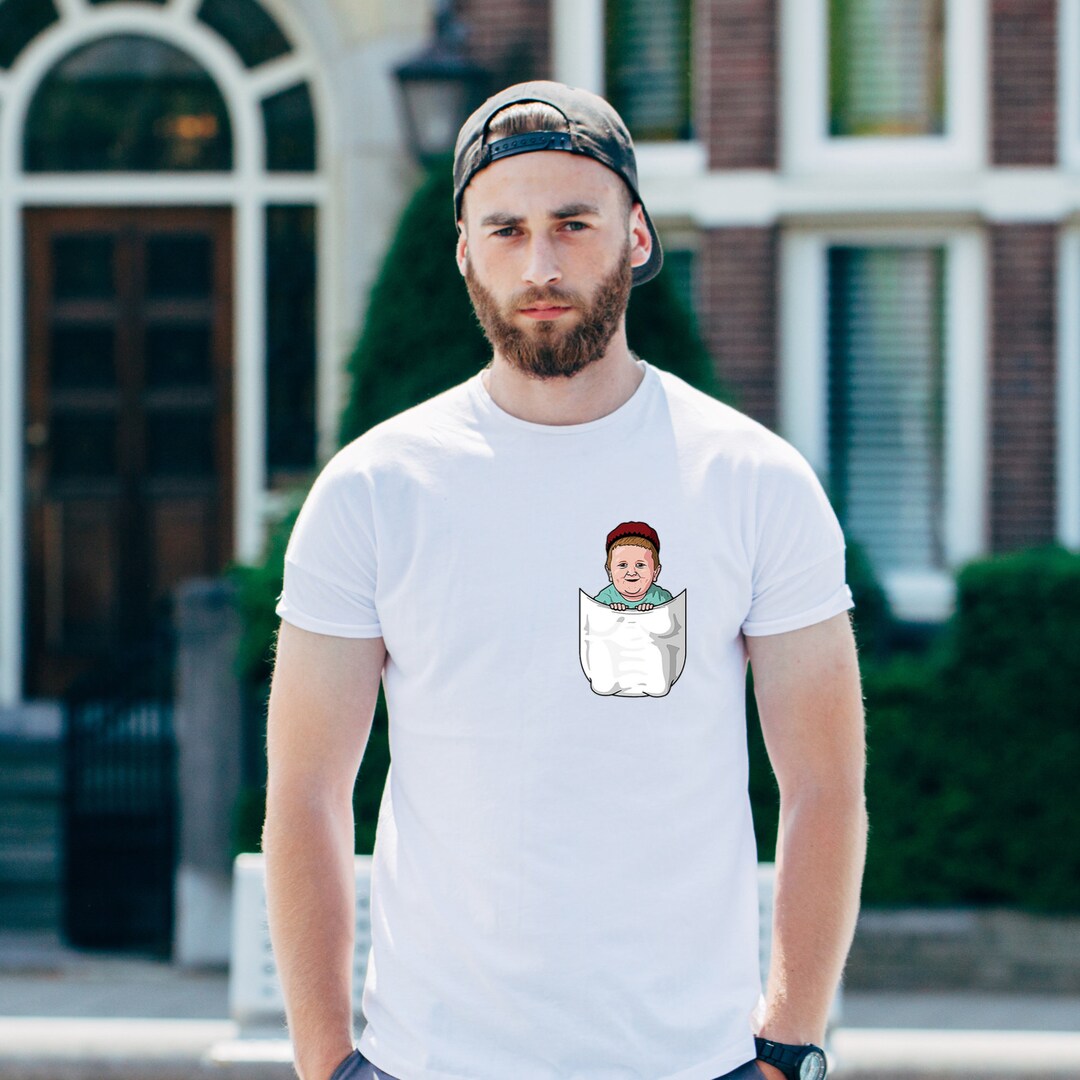 Hasbulla in the Pocket Unisex Crewneck T-shirt, Funny Internet Icon ...