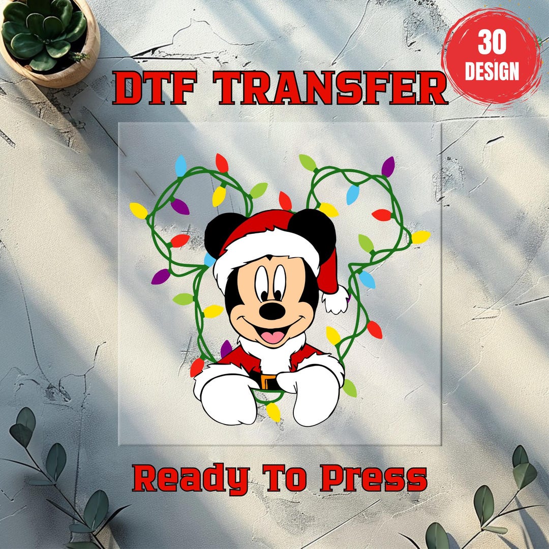 Disney All Characters Christmas DTF Transfer: Disney Princess ...